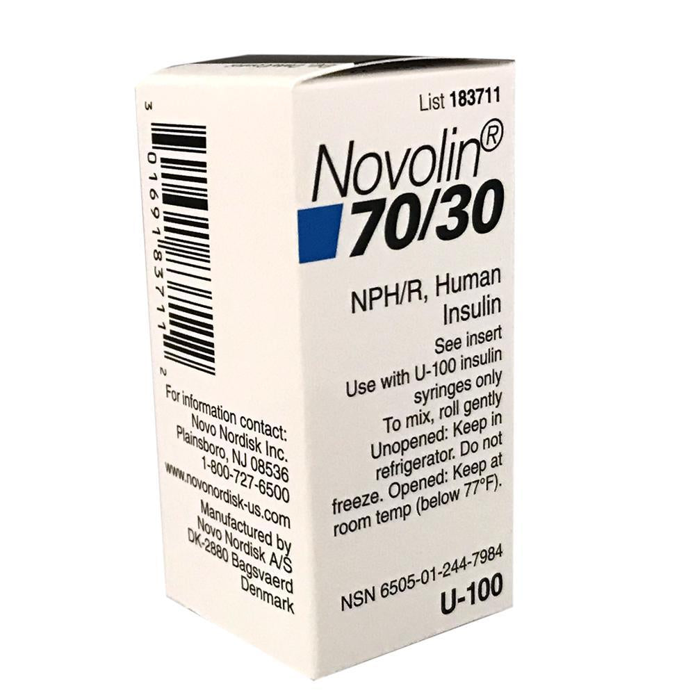 Novolin 70/30 10 ml | U-100 Insulin Nordisk – Ample Medical