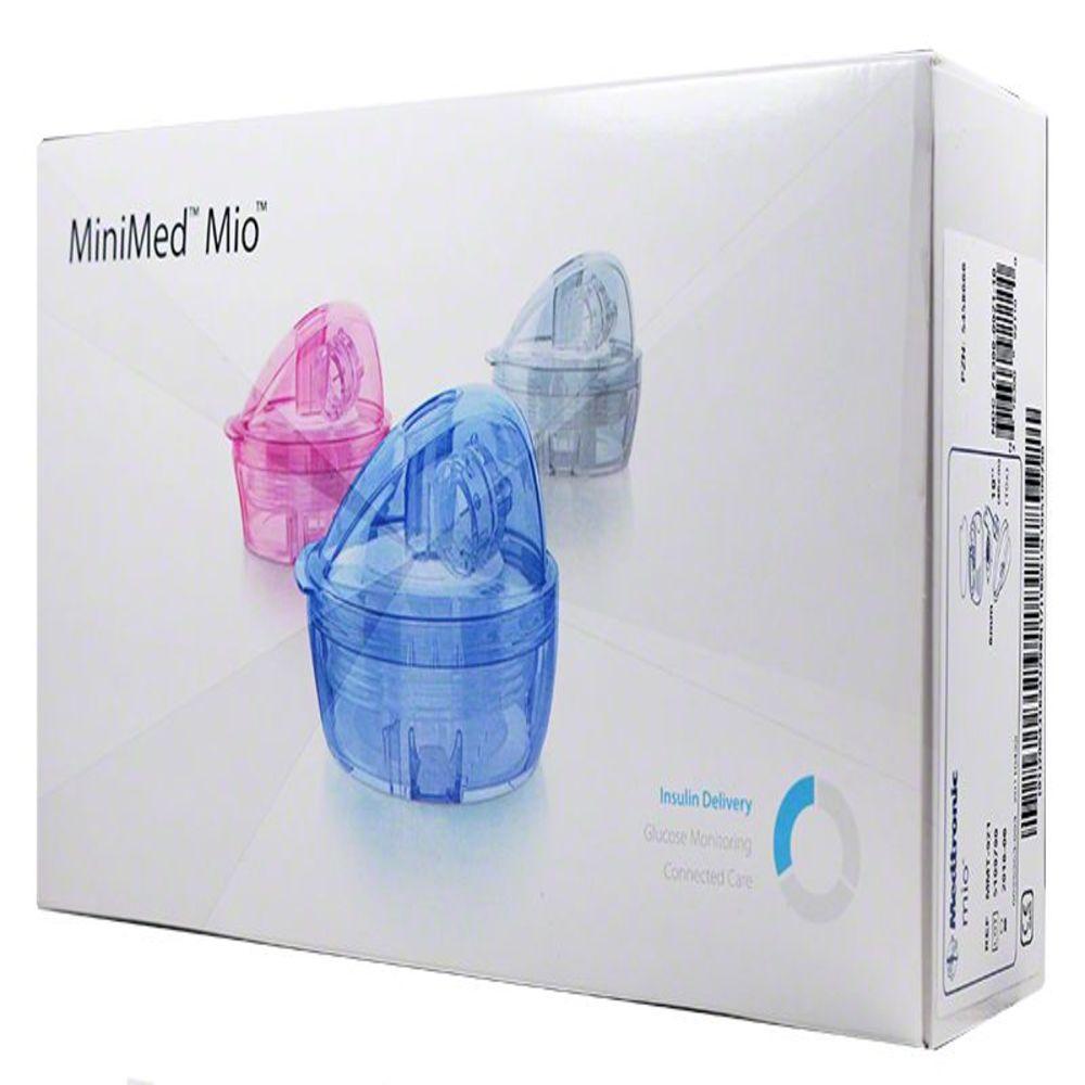 Medtronic MMT943 Minimed Mio Infusion Set 6mm w/23" Tube Blue 10/BX ...