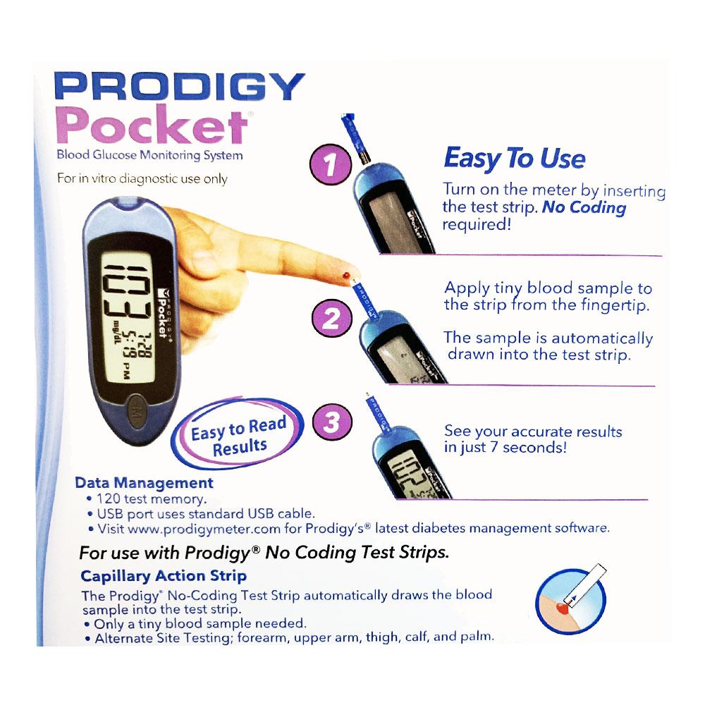 Prodigy Blood Glucose Pocket Meter – Ample Medical